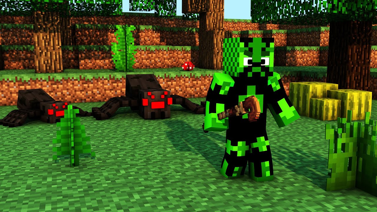 Minecraft: MMORPG Ep.2 - Spider Dungeon (Coords: -167, -1821) - YouTube