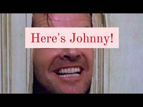 Here's Johnny! - YouTube