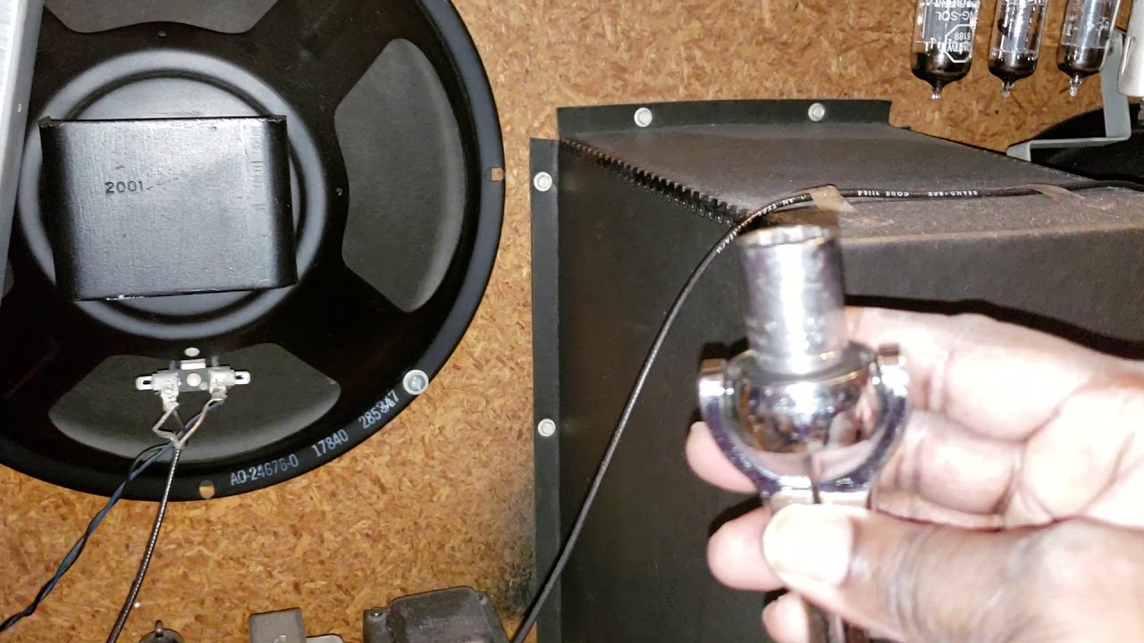 Replacing Manual Lock Down Bolts Into A Hammond A-100 Organ - YouTube