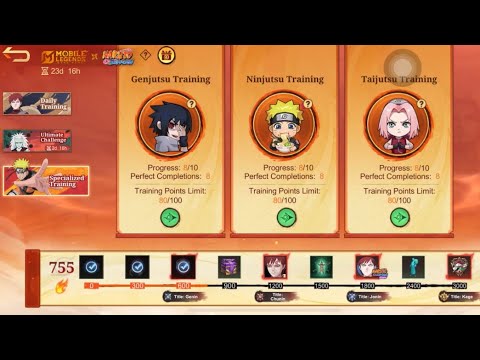 [Stage 1 - 8] How to Solve Genjutsu Training Event |Mobile Legends X ...