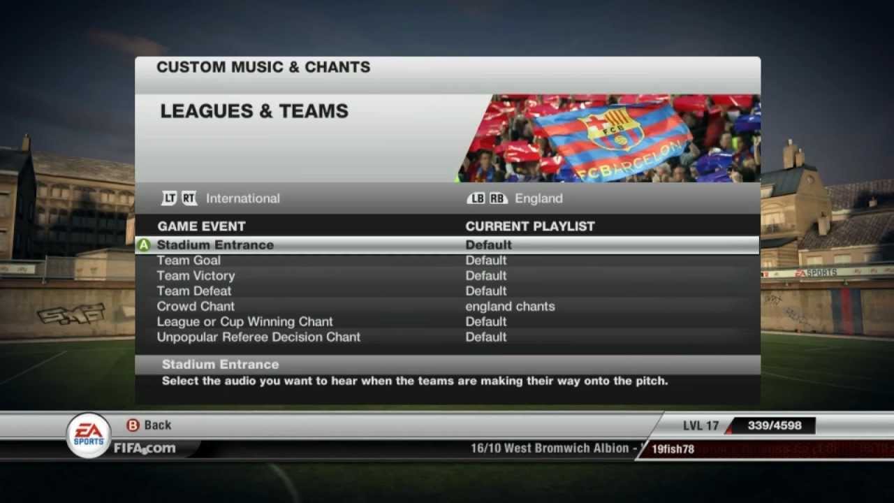 Fifa 12 PC - Custom Chants Tutorial [PC HD] - YouTube