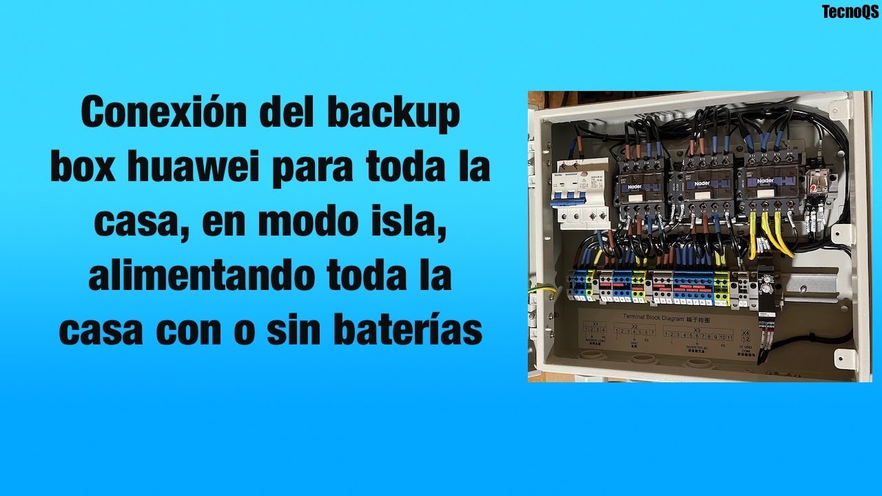 Conexion backup box huawei para modo isla en toda la casa - petición de ...