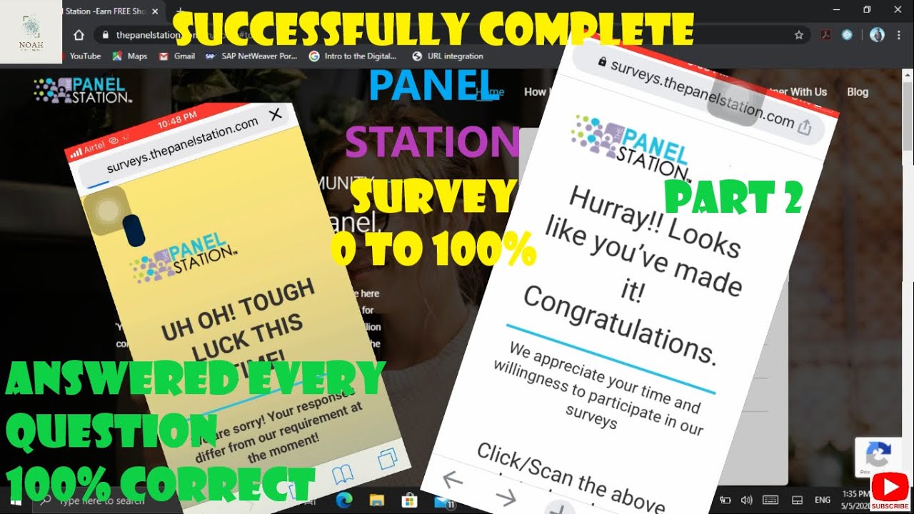 HOW TO COMPLETE PANEL STATION SURVEY SUCCESSFULLY | PART 2 | COMPLETE ...