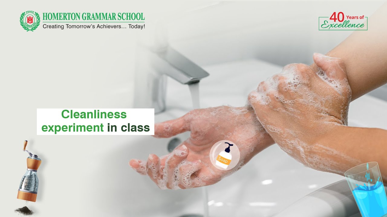 Cleanliness Experiment in Class | Homerton Grammar School # ...