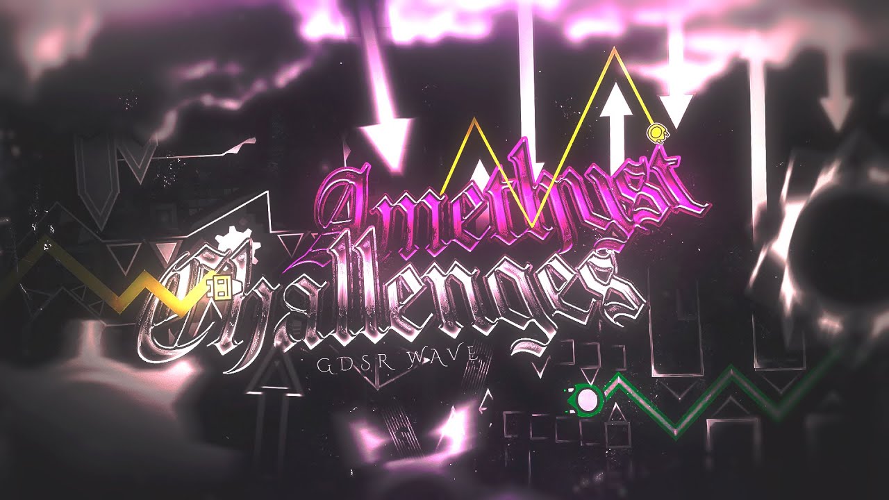 All Amethyst Wave Challenges (GDSR Wave) | Geometry Dash - YouTube