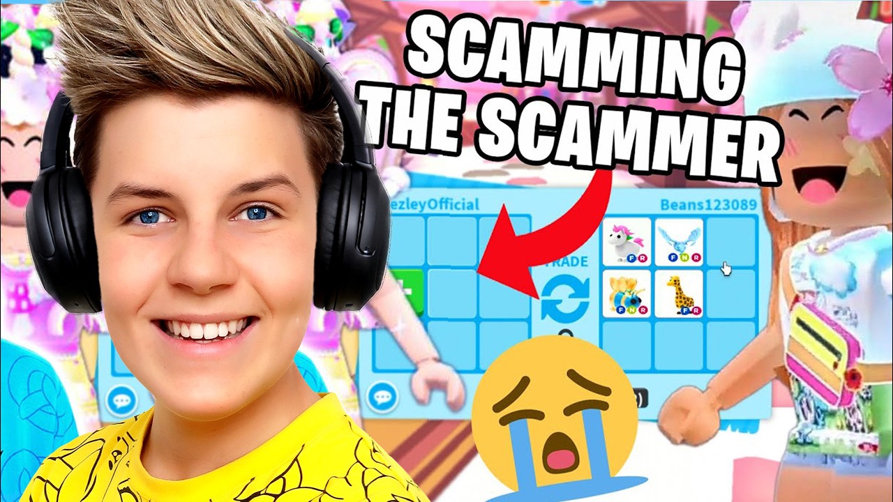 SHE TRIED TO SCAM ME BUT IT BACKFIRED! Adopt Me Trading Scammers ...