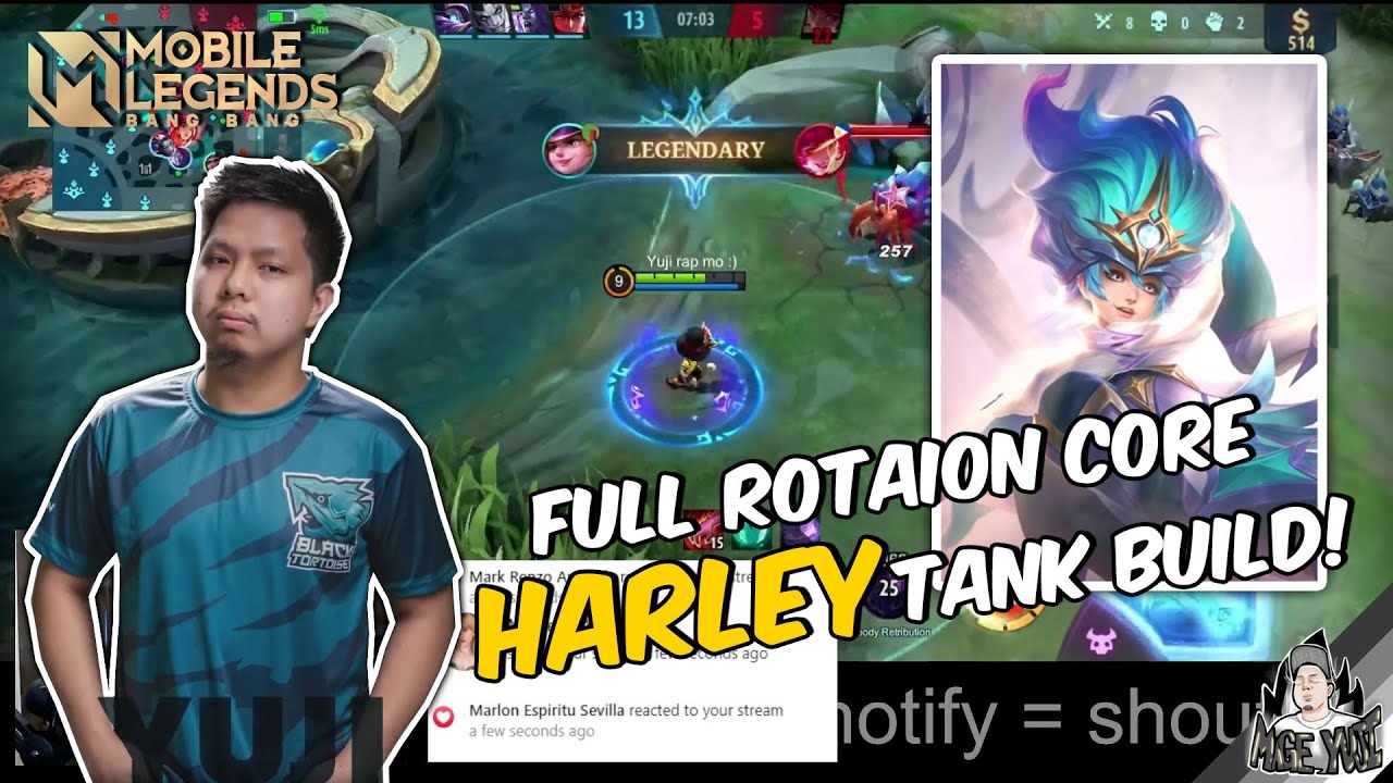 Harley Core Tank Build Full rotation | Gameplay MLBB - YouTube