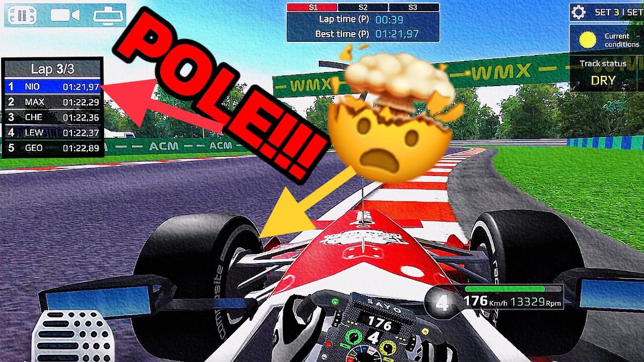 HARD COMPOUND TIRE POLE POSITION🔥🔥🤯!!! Back Again😊 - YouTube