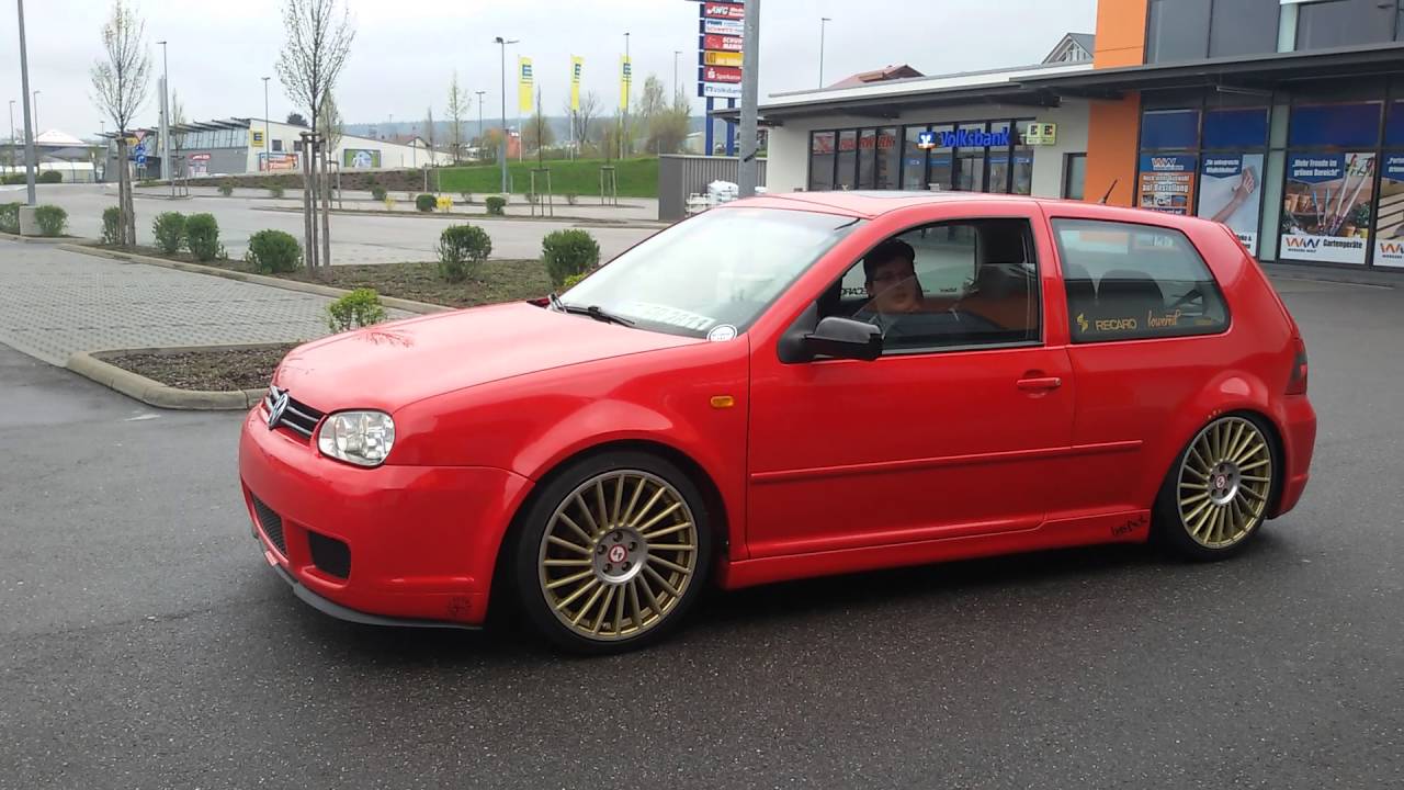 Golf 4 Bagged on TA Technix. - YouTube