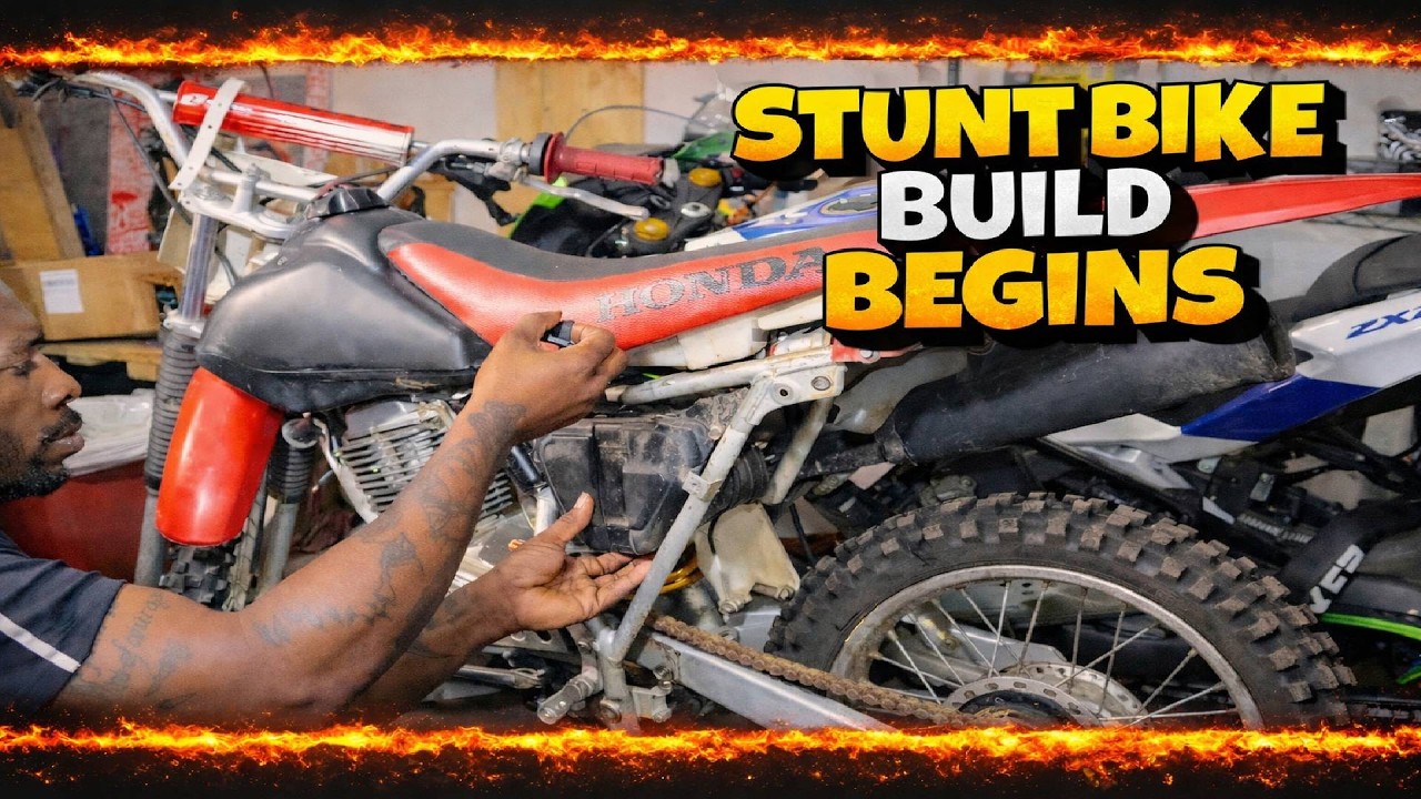 2001 Honda XR100 Stunt Bike Build - Part 1 - YouTube