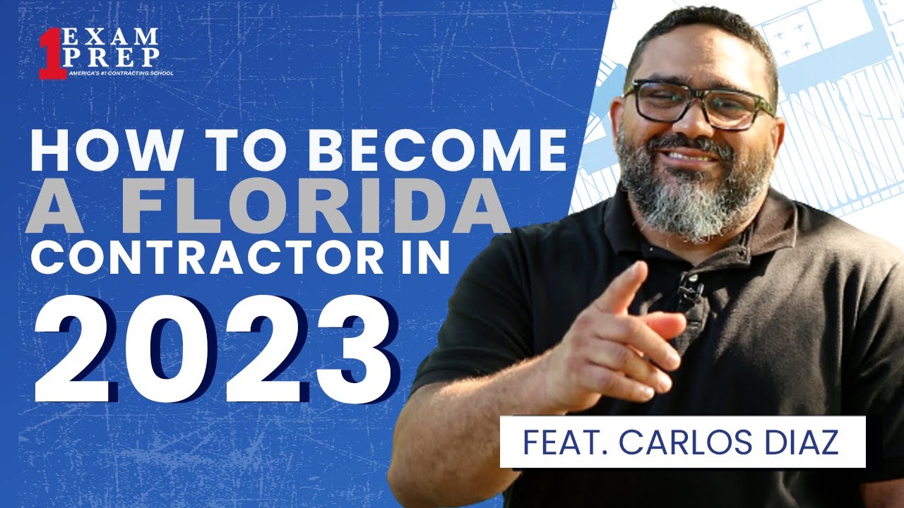 How To Become A Florida Contractor in 2023 - YouTube