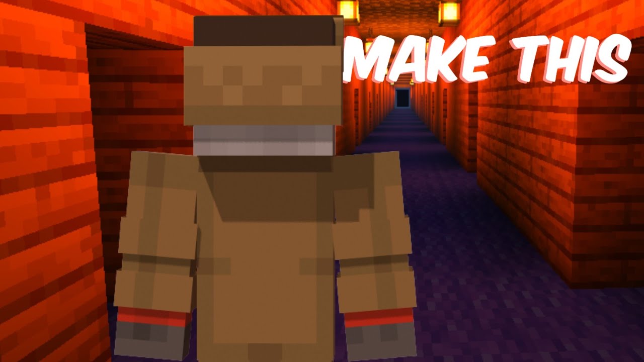 How to make an infinitely generating hallway on Minecraft Bedrock ...