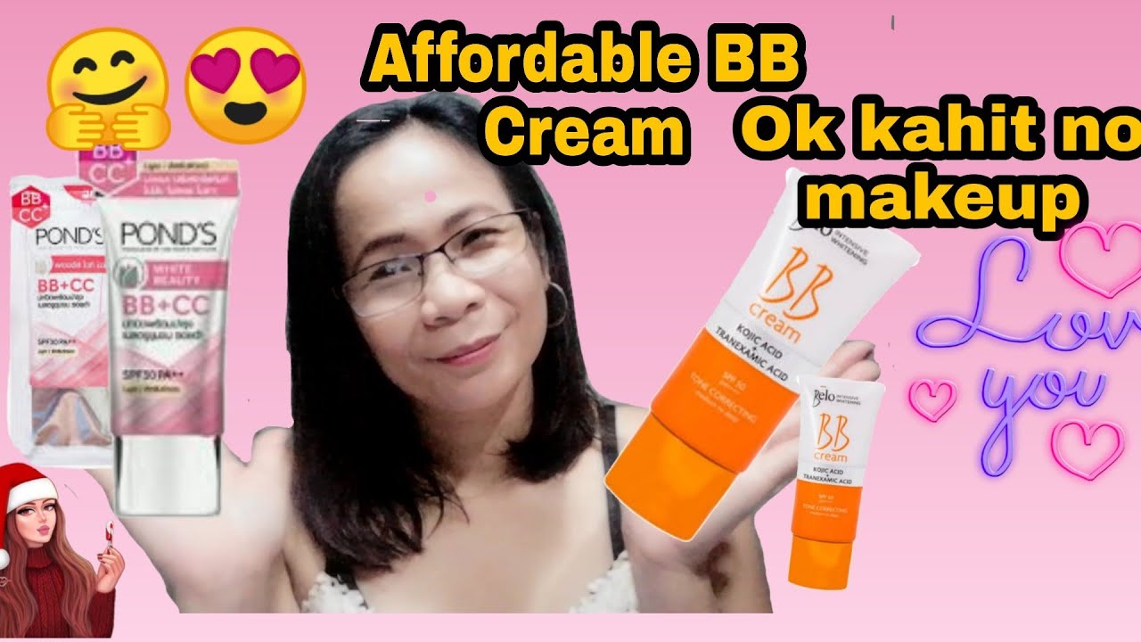 PONDS BB+CC Cream pwede na kahit walang makeup - YouTube