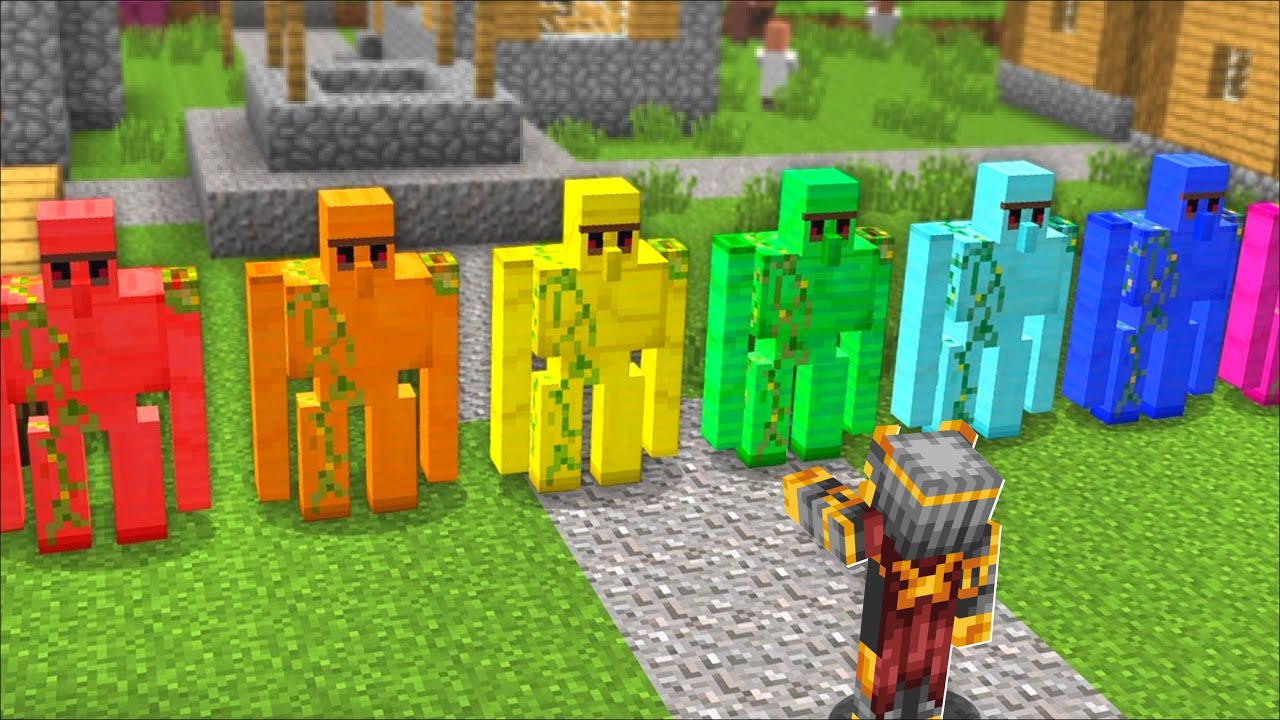 Minecraft DON'T SPAWN THE FORBIDDEN TNT IN THE GOLEM VILLAGE MOD / DON ...