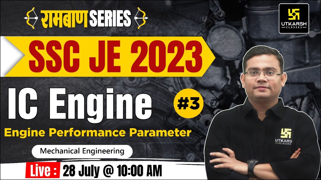 SSC JE 2023 | Engine Performance Parameter | IC Engine #3 | रामबाण सीरीज़ | ME | Imp. Questions ...