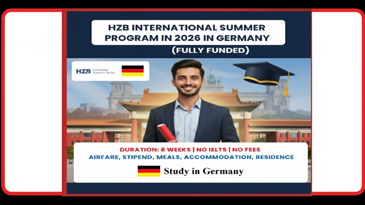 HZB International Summer Program 2026 in Germany (Fully Funded) - YouTube