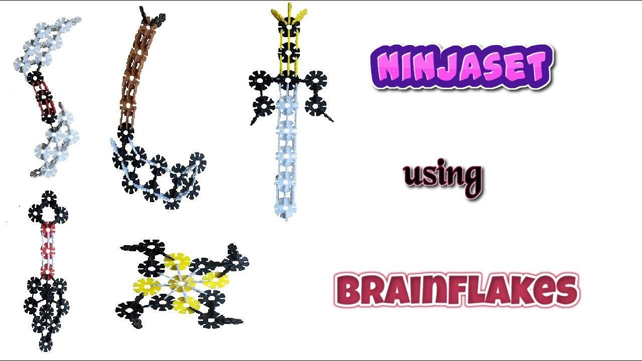 How to build Ninja set using Brain Flakes | Kids Fun Time Activities ...