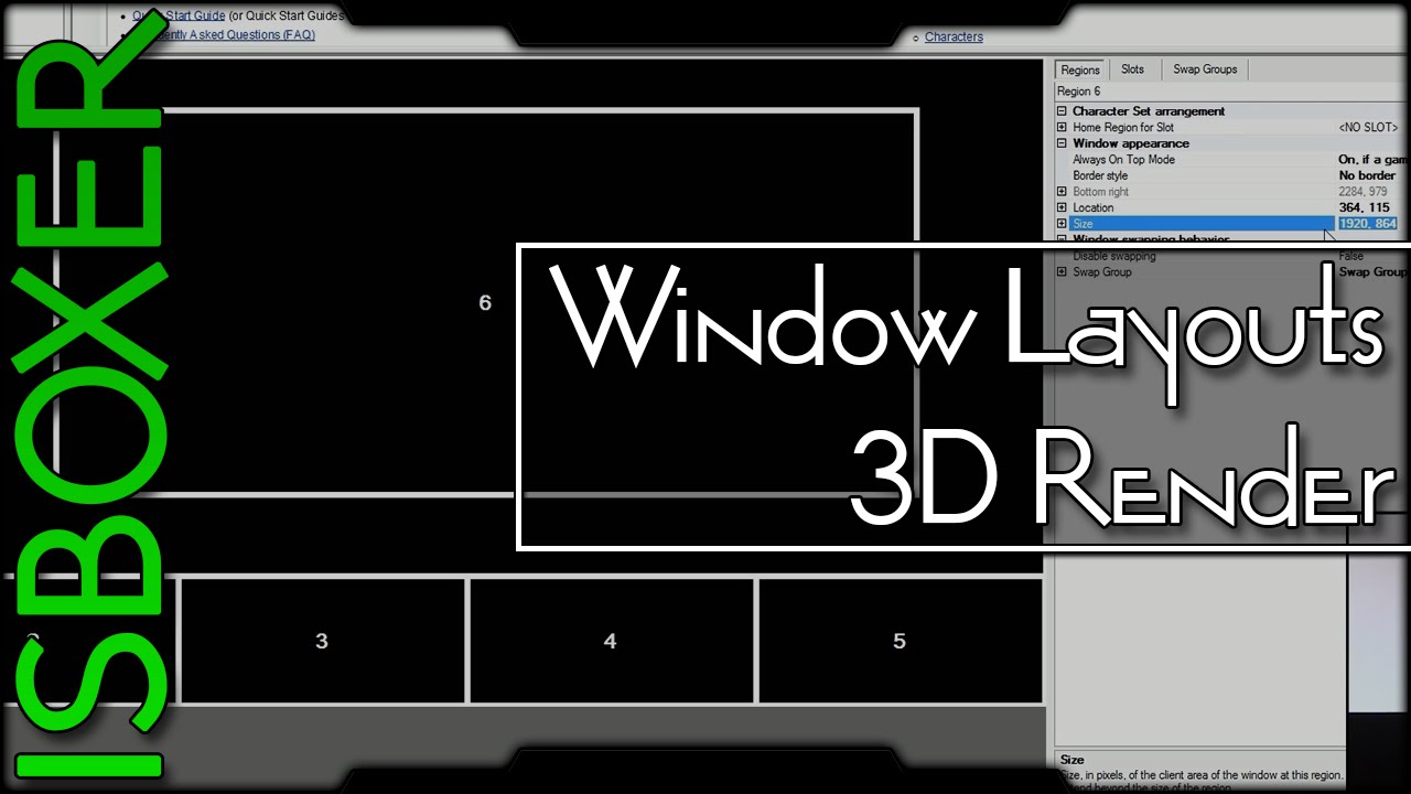 ISBoxer 41—Window Layouts—3D Render - YouTube