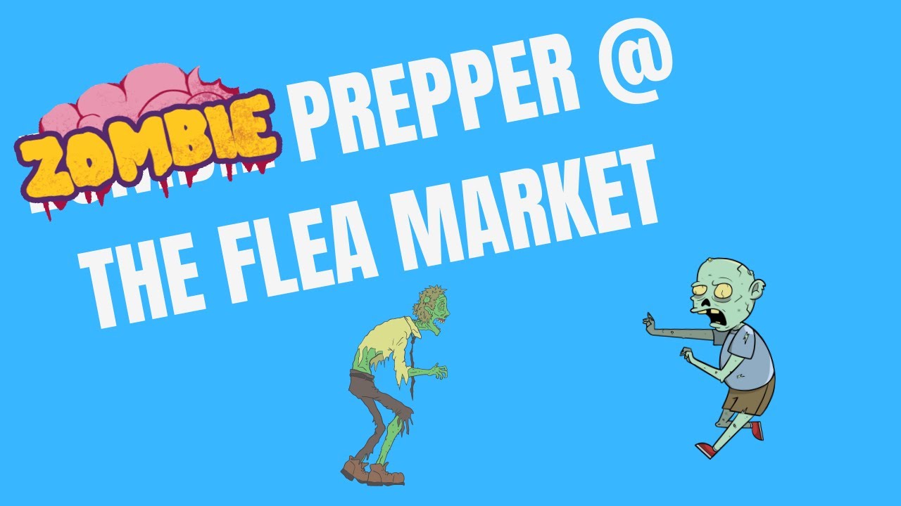 ZOMBIES ARE REAL?? THAT'S WHAT THE LADY SAID AT THE FLEA MARKET! - YouTube