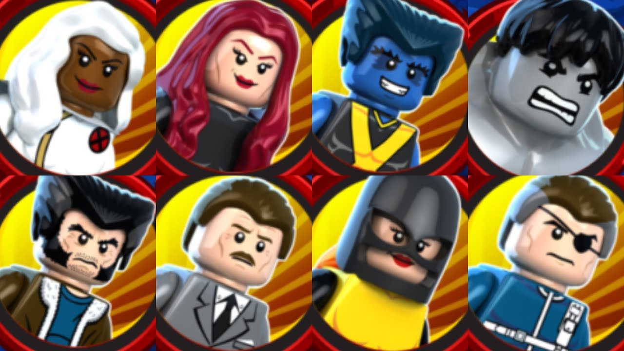 All Handheld Exclusive Characters in Lego Marvel Superheroes! - YouTube