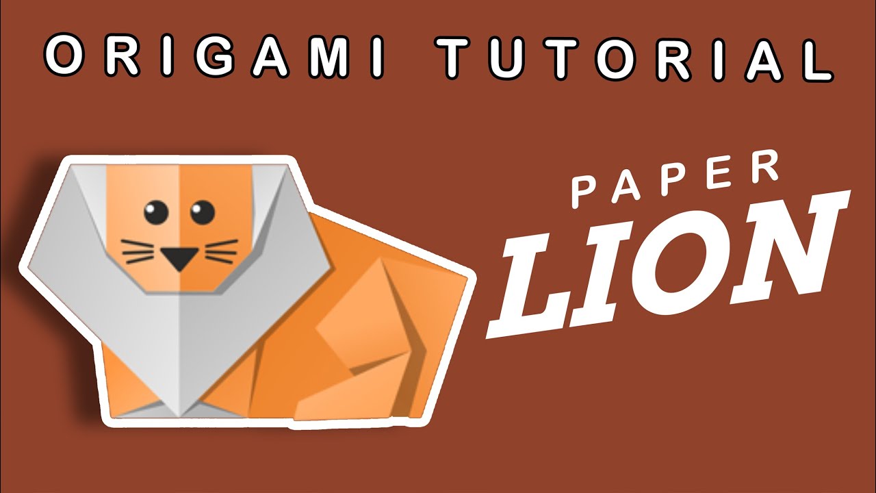 How to make Lion with paper | Fold Paper Scissor | FPS | Paper Lion ...
