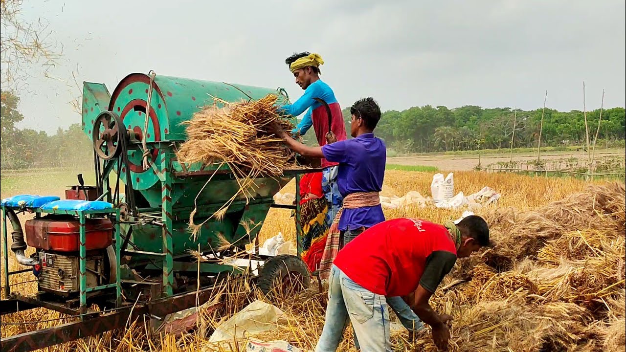 Modern Thresher Machine