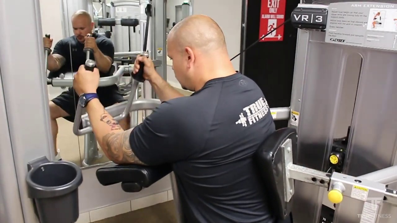 Tricep Extension Machine - YouTube