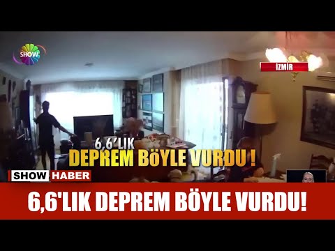 6,6'lık deprem böyle vurdu!