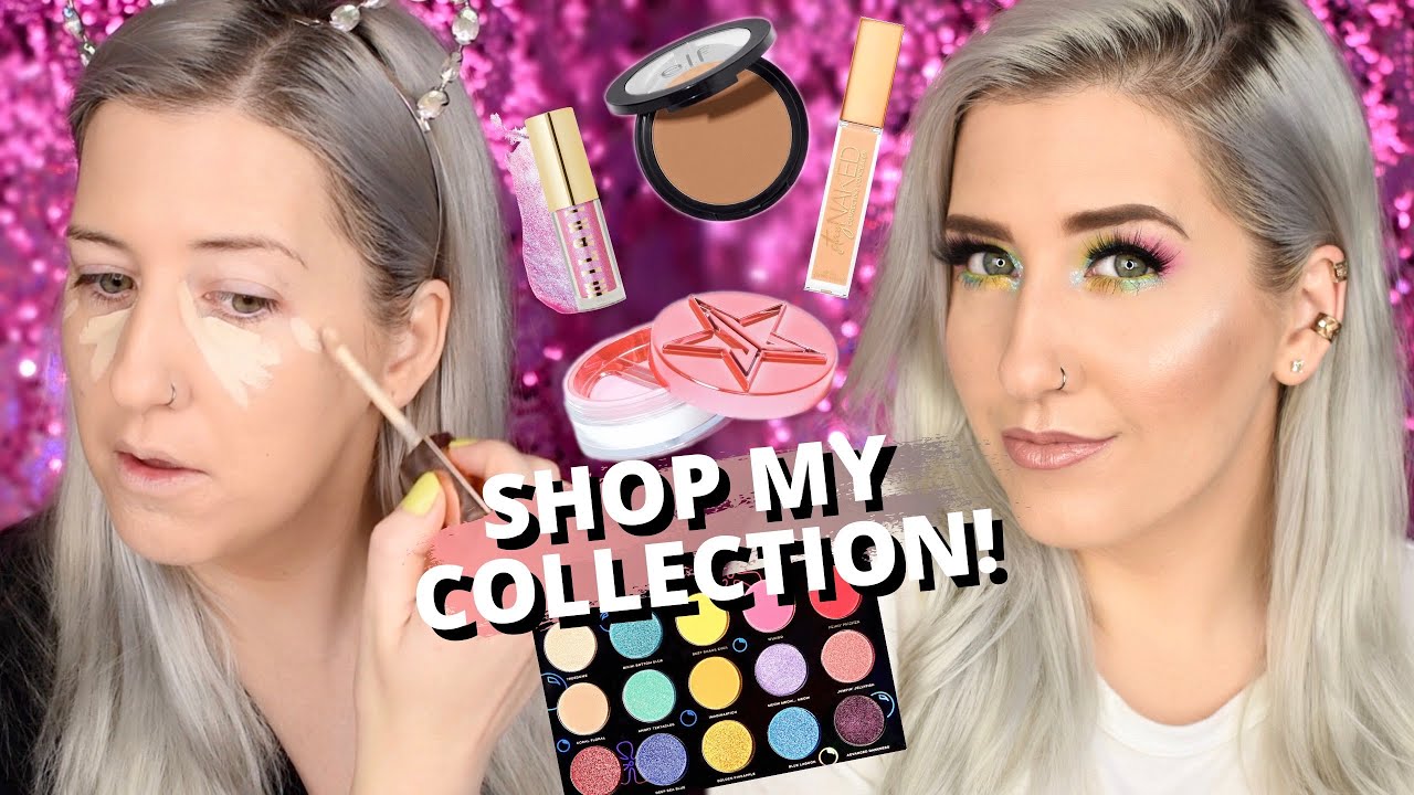 SHOP MY STASH!! Spring 2020 makeup look! - YouTube