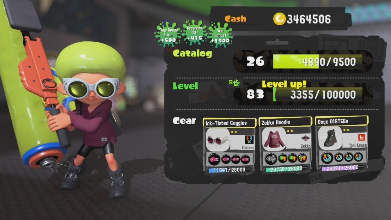 Splatoon 3 - X Battle (Rainmaker) - Reaching Level 83 - YouTube