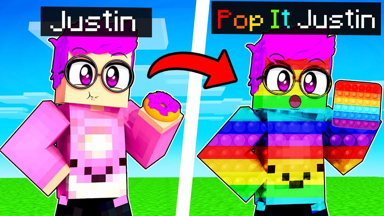 LANKYBOX Gets Turned Into a POP IT In MINECRAFT! (HUMAN FIDGET TOY ...