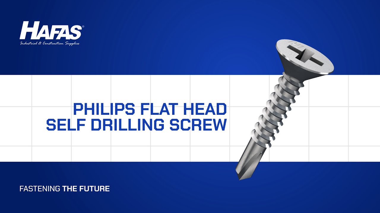 Sekrup Drilling FH (Philips Flat Head Self Drilling Screw) - YouTube