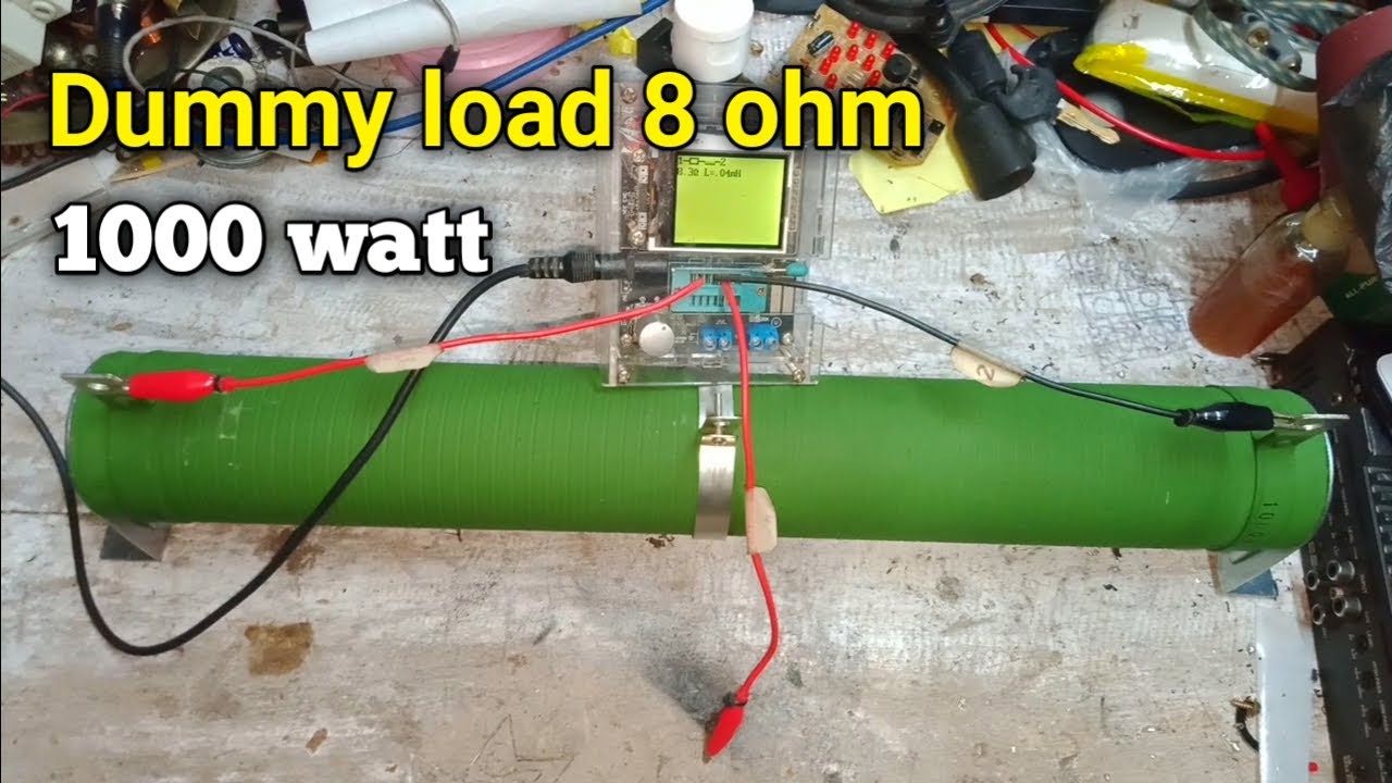 DUMMY LOAD 8ohm 1000watt - YouTube