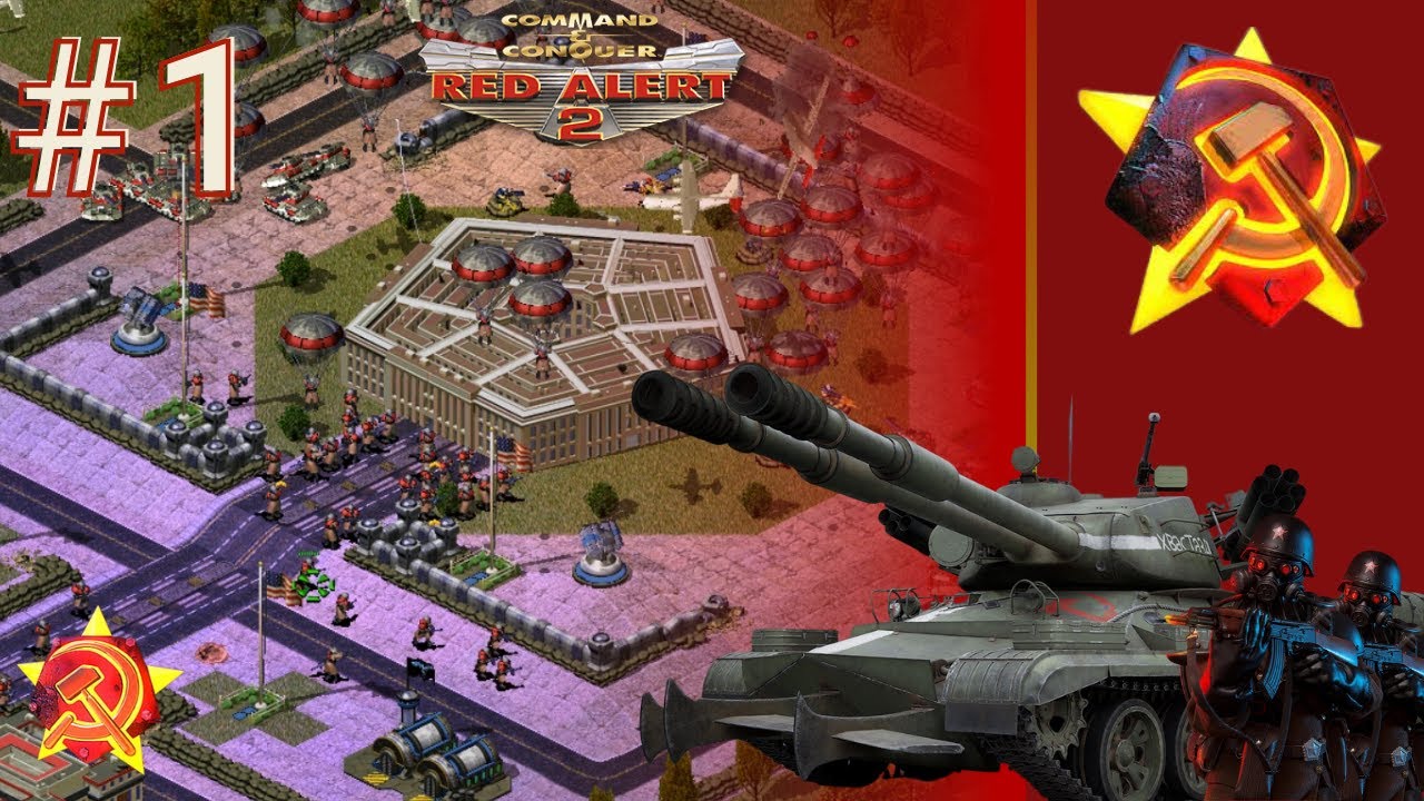 C&C Red Alert 2 Soviet Campaign 1 "Red Dawn" (HARD) - YouTube