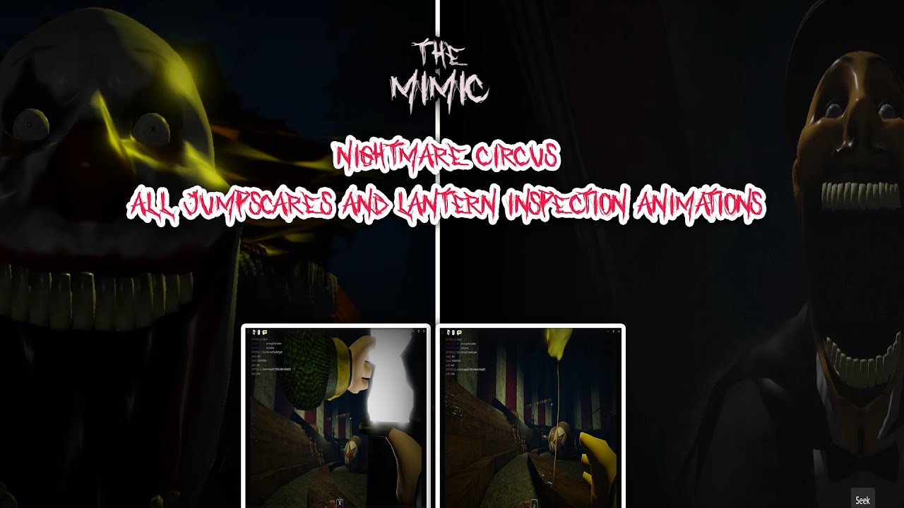The Mimic | Nightmare Circus All Jumpscares And Lantern Inspection ...