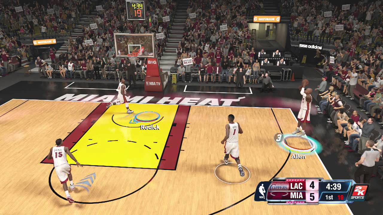 NBA 2K14 - Invisible Basketball (Glitch) - YouTube