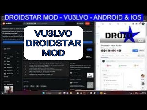 DROIDSTAR MOD - VU3LVO - ANDROID & IOS - YouTube