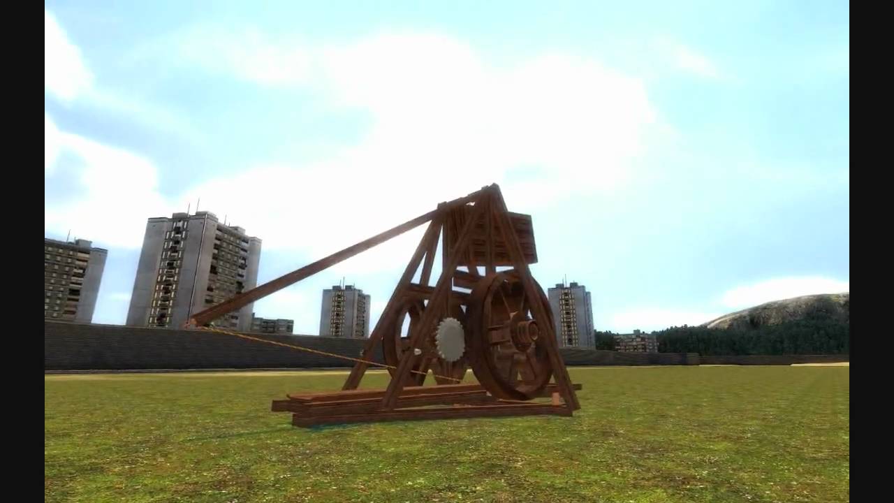 Gmod Warwick Trebuchet Distance Shot - YouTube