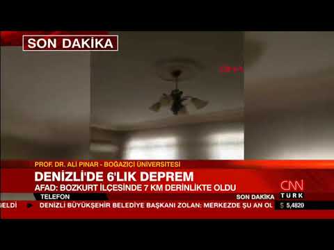 Denizli'de Deprem