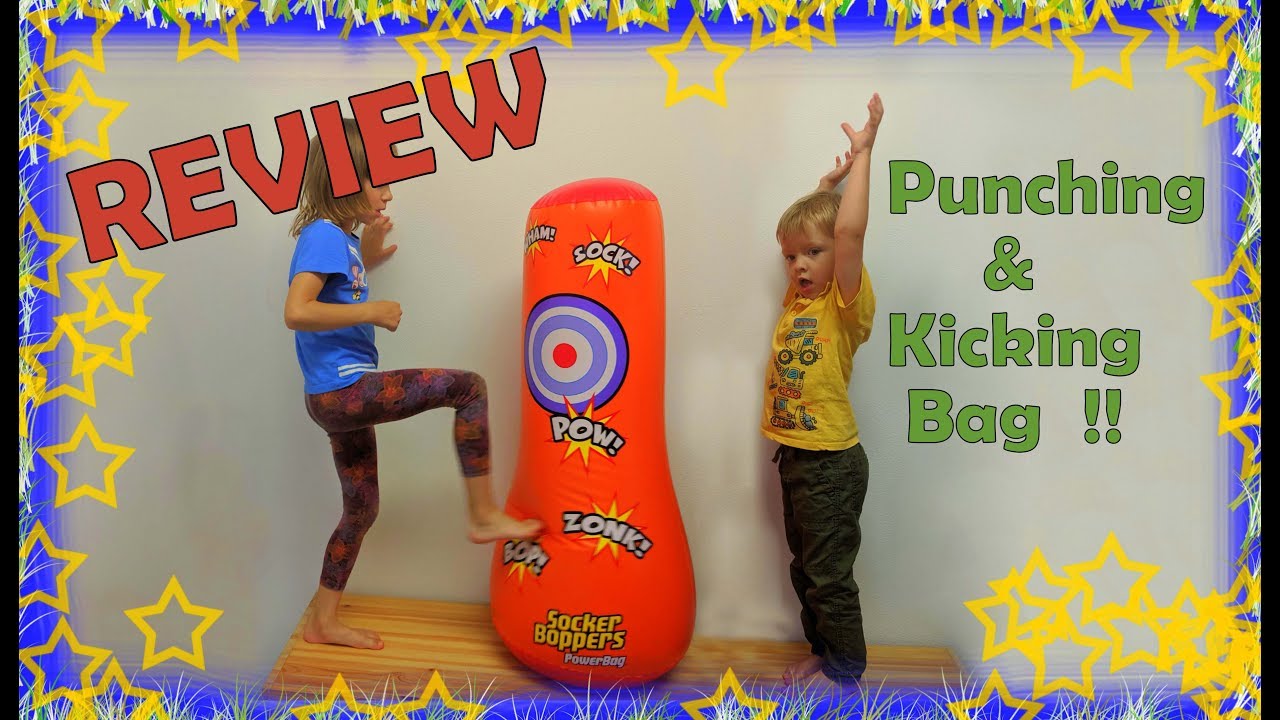 Punching & Kicking Bag - Socker Boppers Power Power Bag 🐲 Teach Kids ...