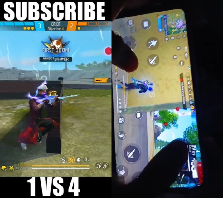 1 vs 4 game play 🎯 solo vs squad 👿👿 #freefire #shorts #ytshorts - YouTube
