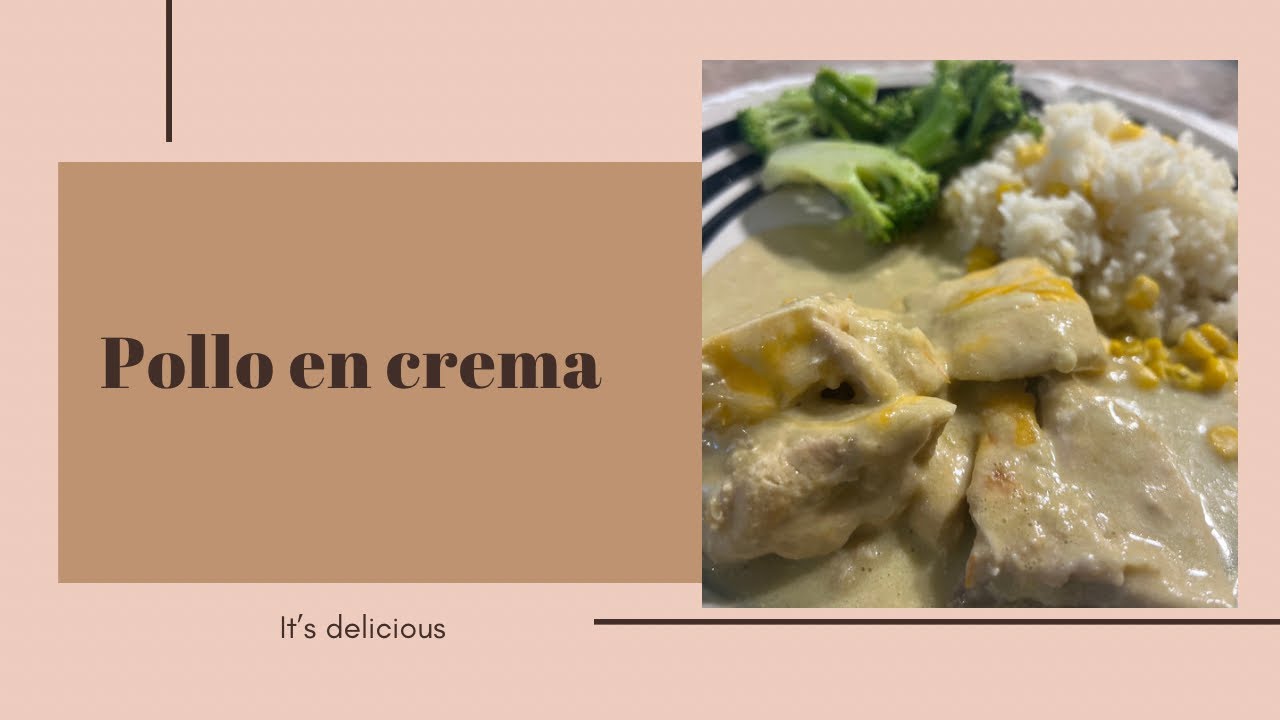 Pollo en Crema - YouTube