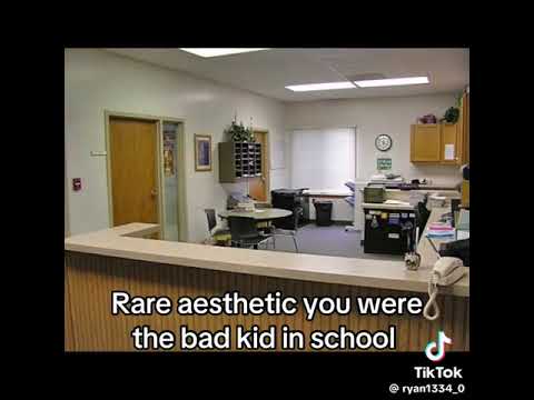 Rare Aesthetic You Were A Bad Kid In School 