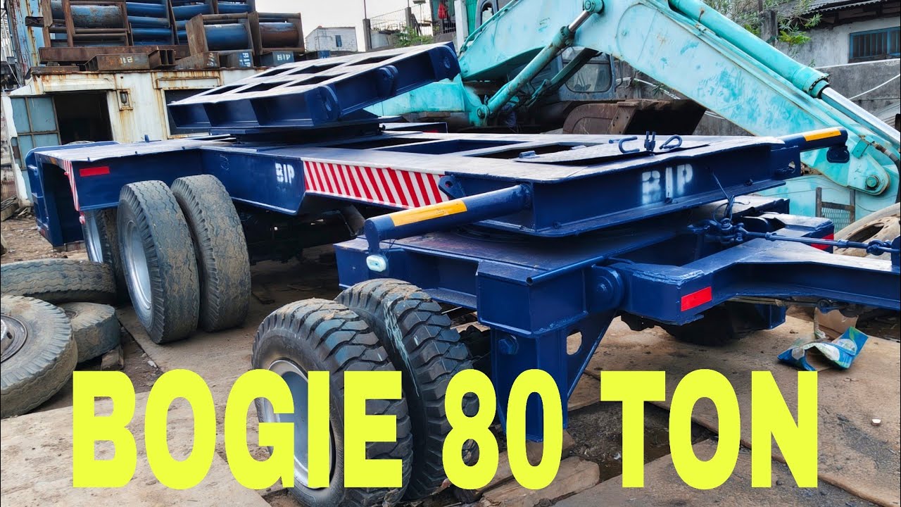 MELIHAT TRUK TRAILER KHUSUS BARANG PANJANG - BOGIE TRAILER SELESAI DI ...