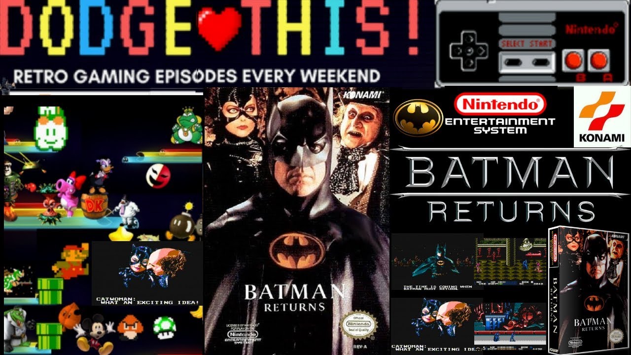 LUCAS MACKINTOSH'S 8 BIT BATTLE EPISODE #4 BATMAN RETURNS NES 2ND ATTEMPT PART 10 - YouTube