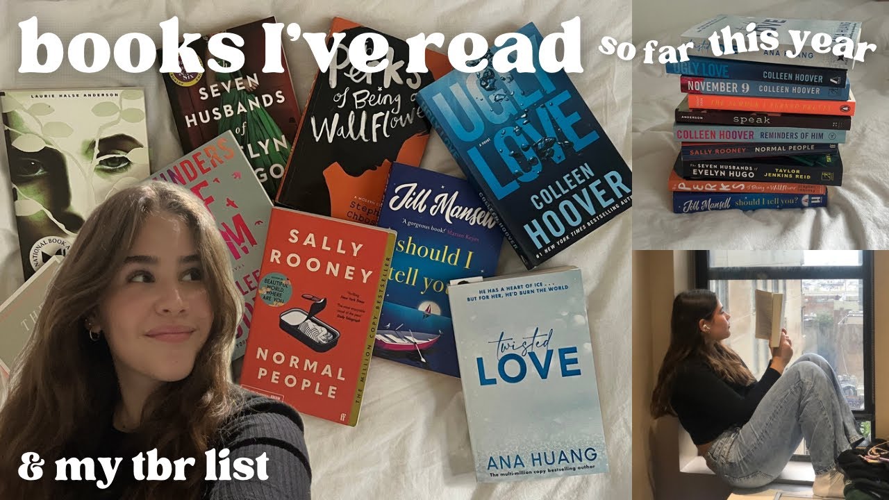 all the BOOKS I'VE READ this year (so far) + tbr list 📚 - YouTube