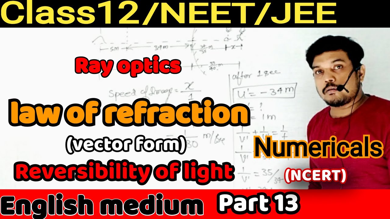 #law_of_refraction/snell's law of refraction/ refraction in vector form ...
