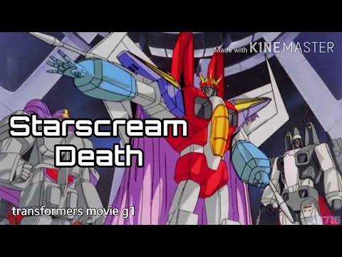 Transformers movie 1986 stop motion (STARSCREAM DEATH) [adam malik ...