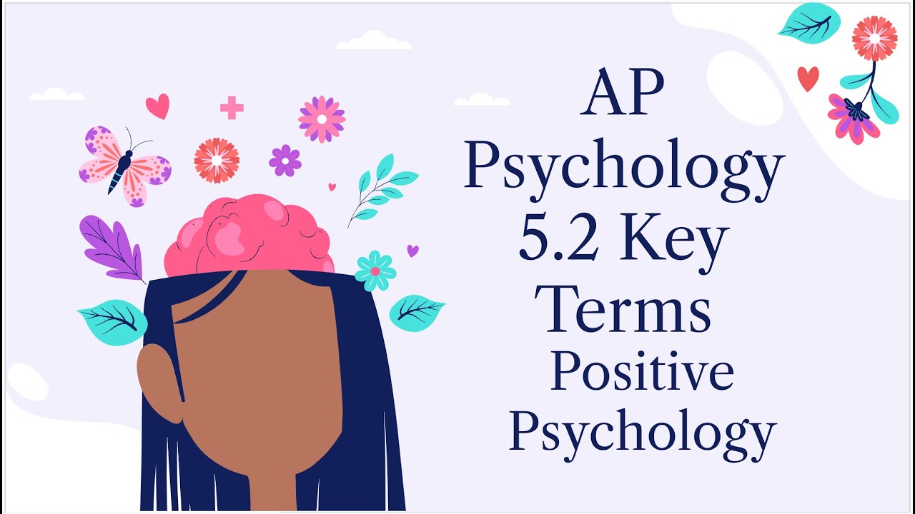 Ap Psychology 2025 | 5.2 Positive Psychology | Key Terms | Key to the 5 ...