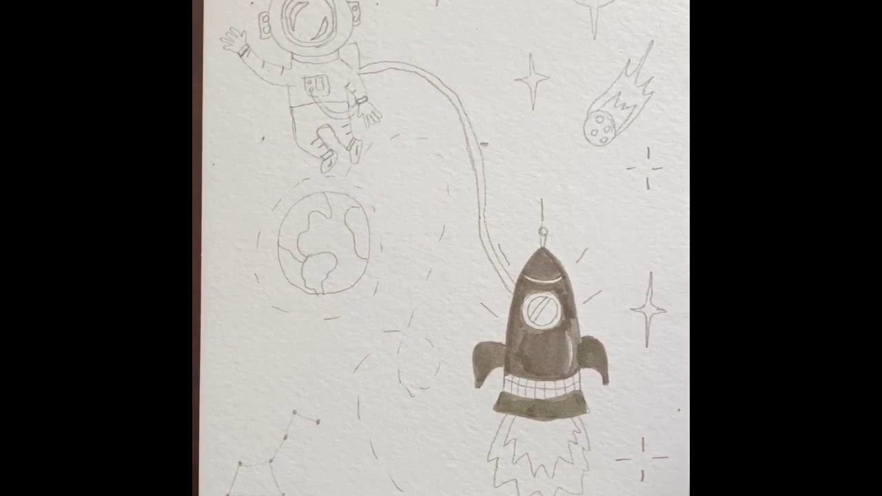 How to Space drawing - YouTube